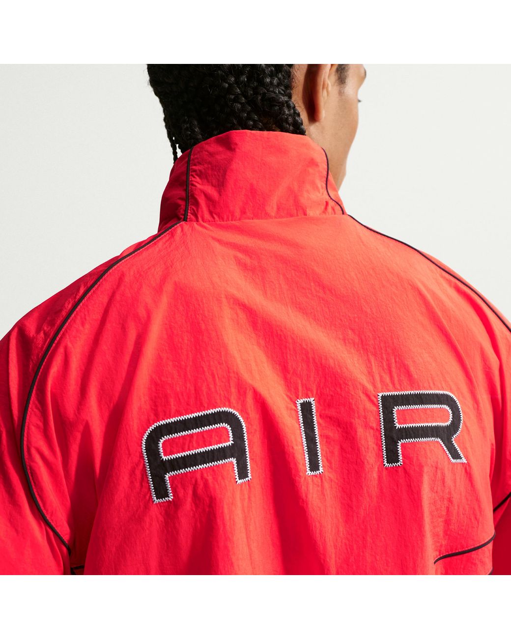 Nike Air Windrunner Track Jacket in Red for Men | Lyst