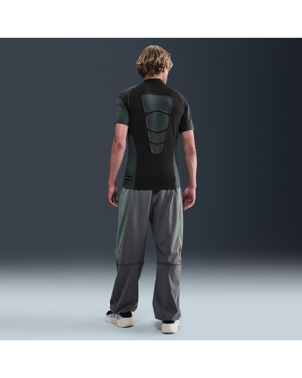 Nike Tech Dri-Fit Short-Sleeve Base Layer in Black for Men | Lyst