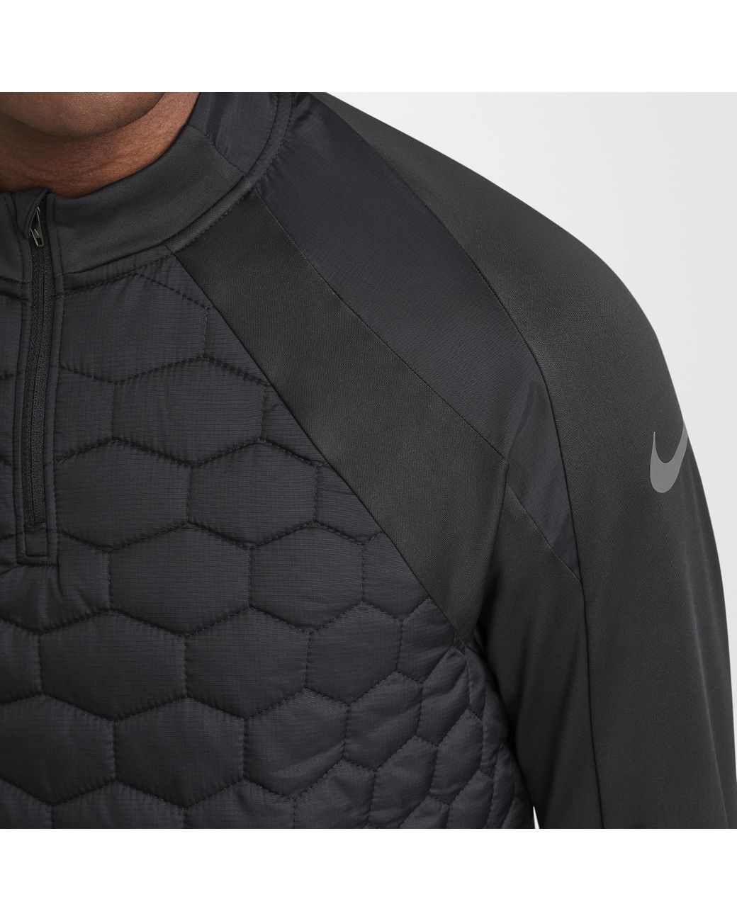 Nike Strike Therma-Fit Soccer Drill Top in Black for Men | Lyst