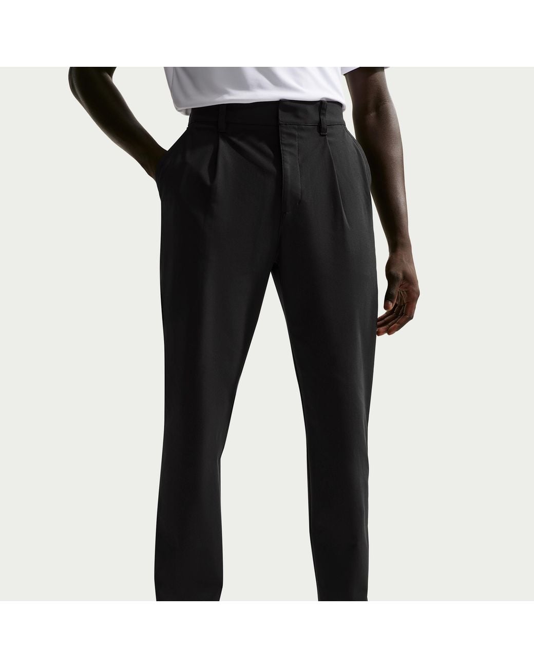 Nike Par Dri-Fit Slim Golf Pants in Black for Men | Lyst