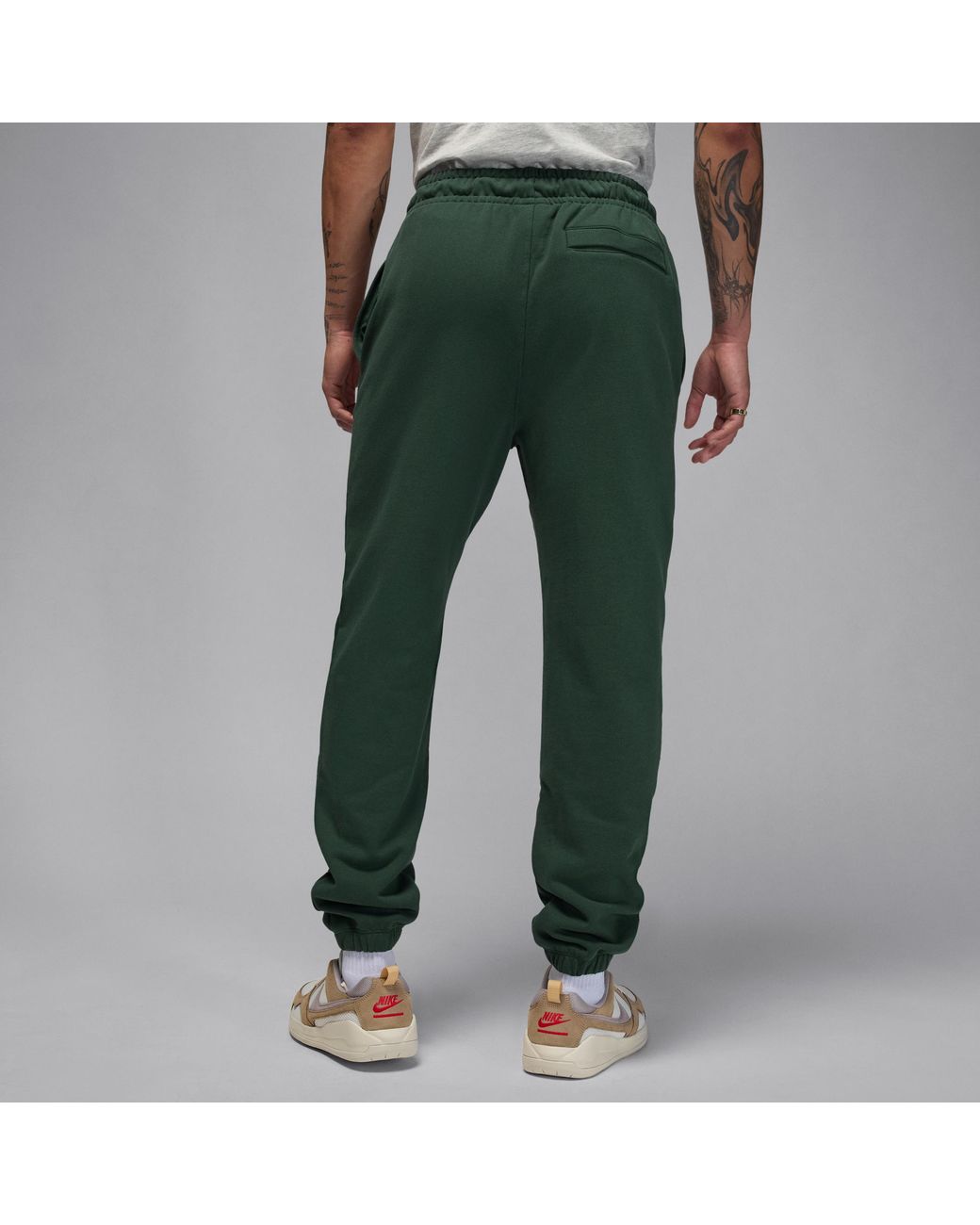 Nike Flight Fleece Pants in Green for Men | Lyst