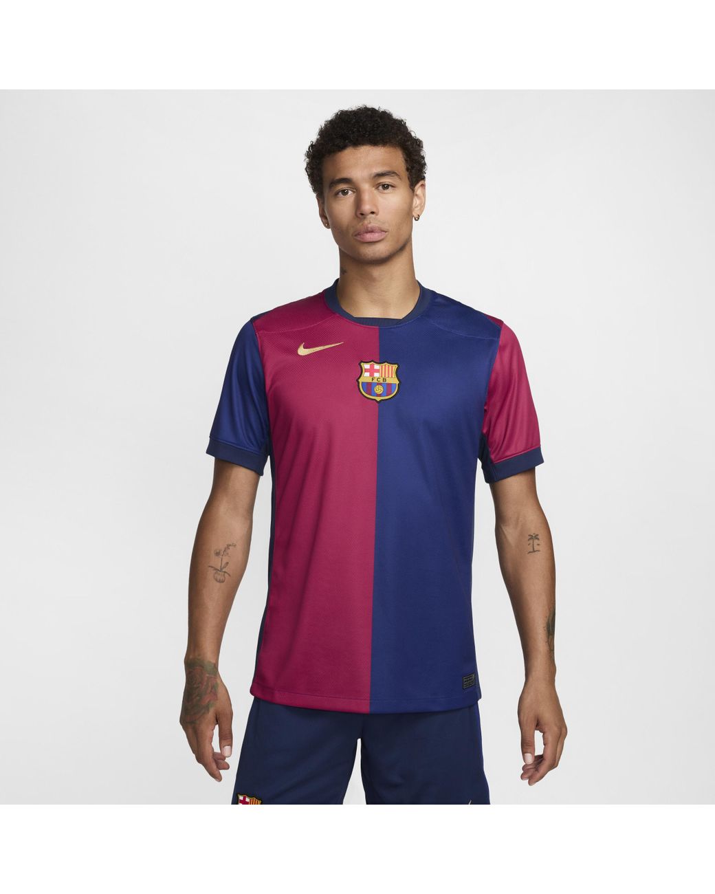 Nike F.C. Barcelona 2024/25 Stadium Home Dri-Fit Football Replica Shirt ...
