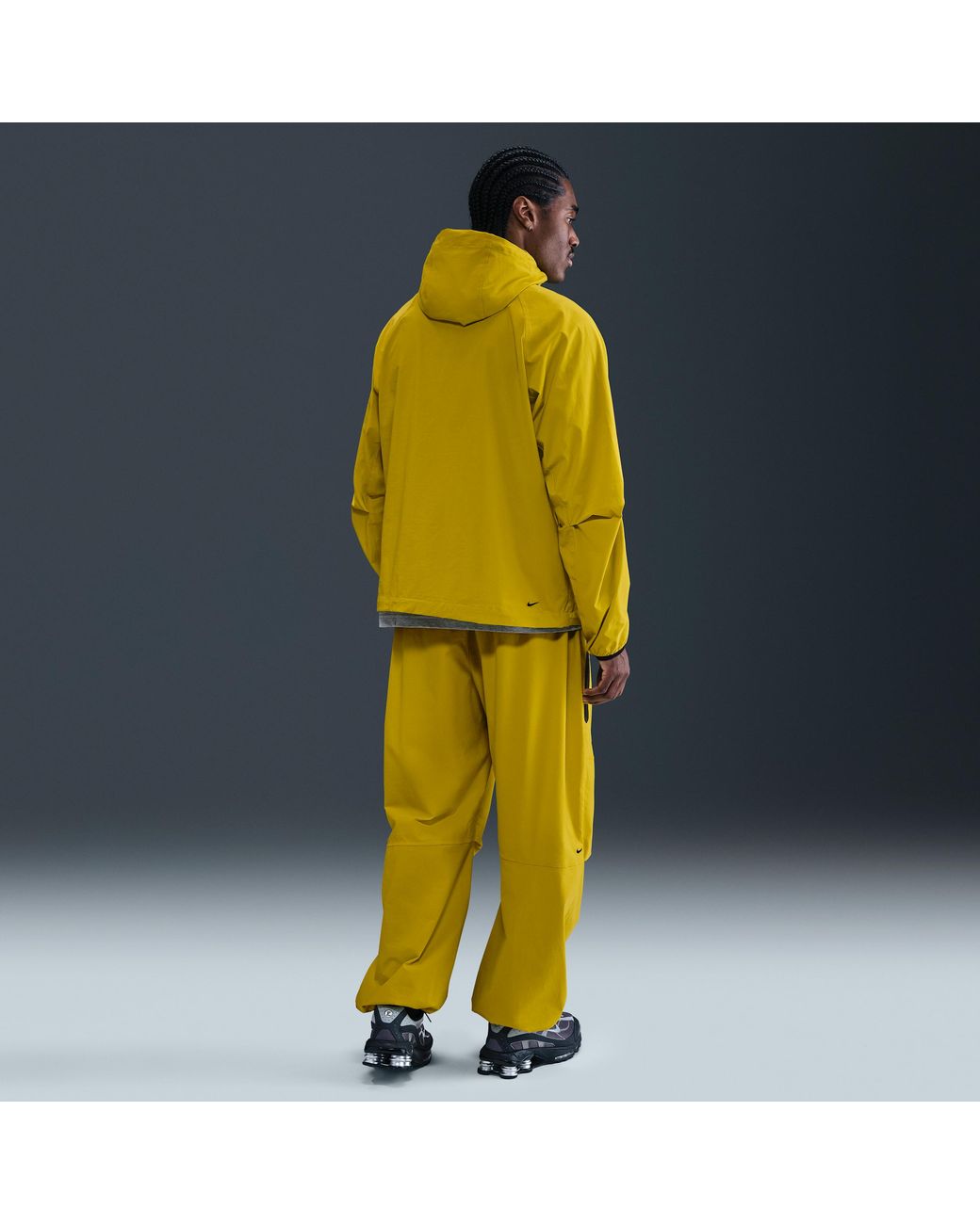 Nike Tech Woven Oversized Pants in Yellow for Men | Lyst