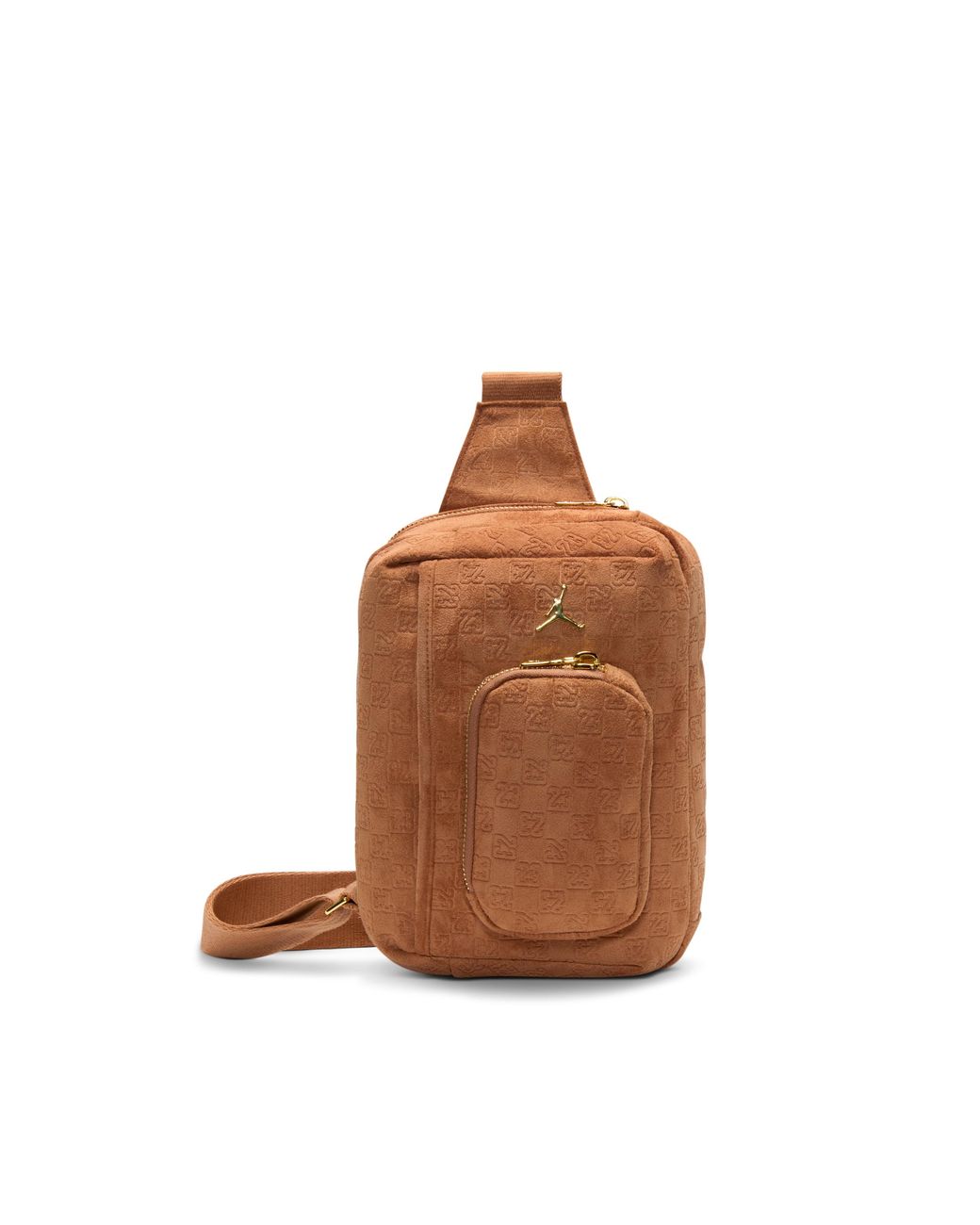 Nike Suede Monogram Sling Bag (3L) in Brown for Men | Lyst