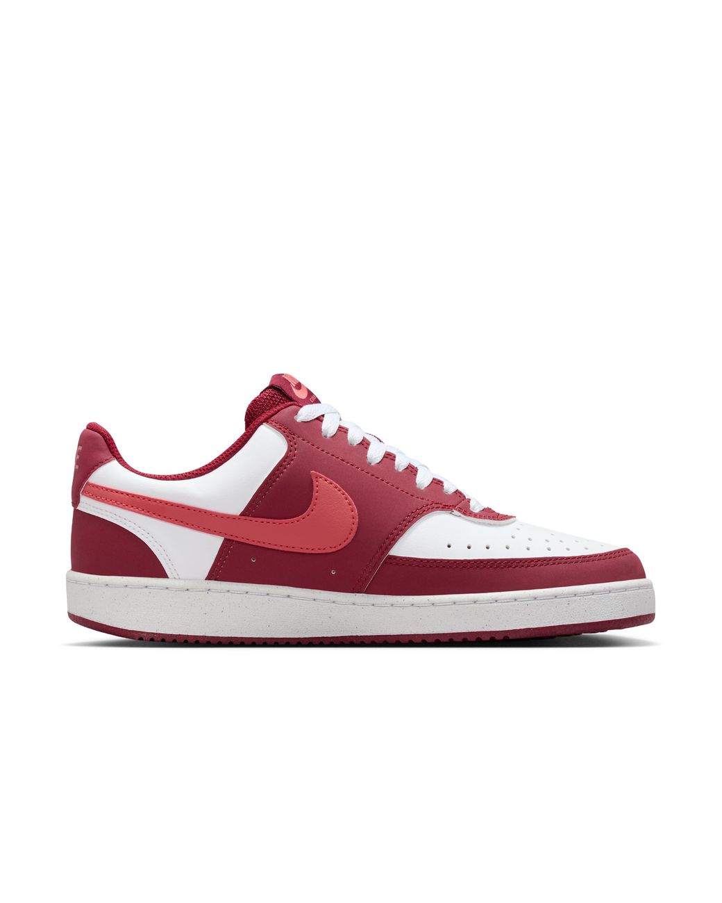 Nike Court Vision Low Shoes in Red | Lyst