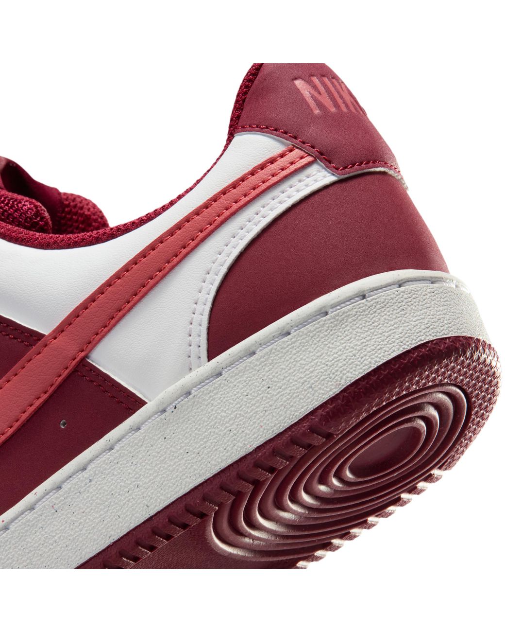Nike Court Vision Low Shoes in Red | Lyst