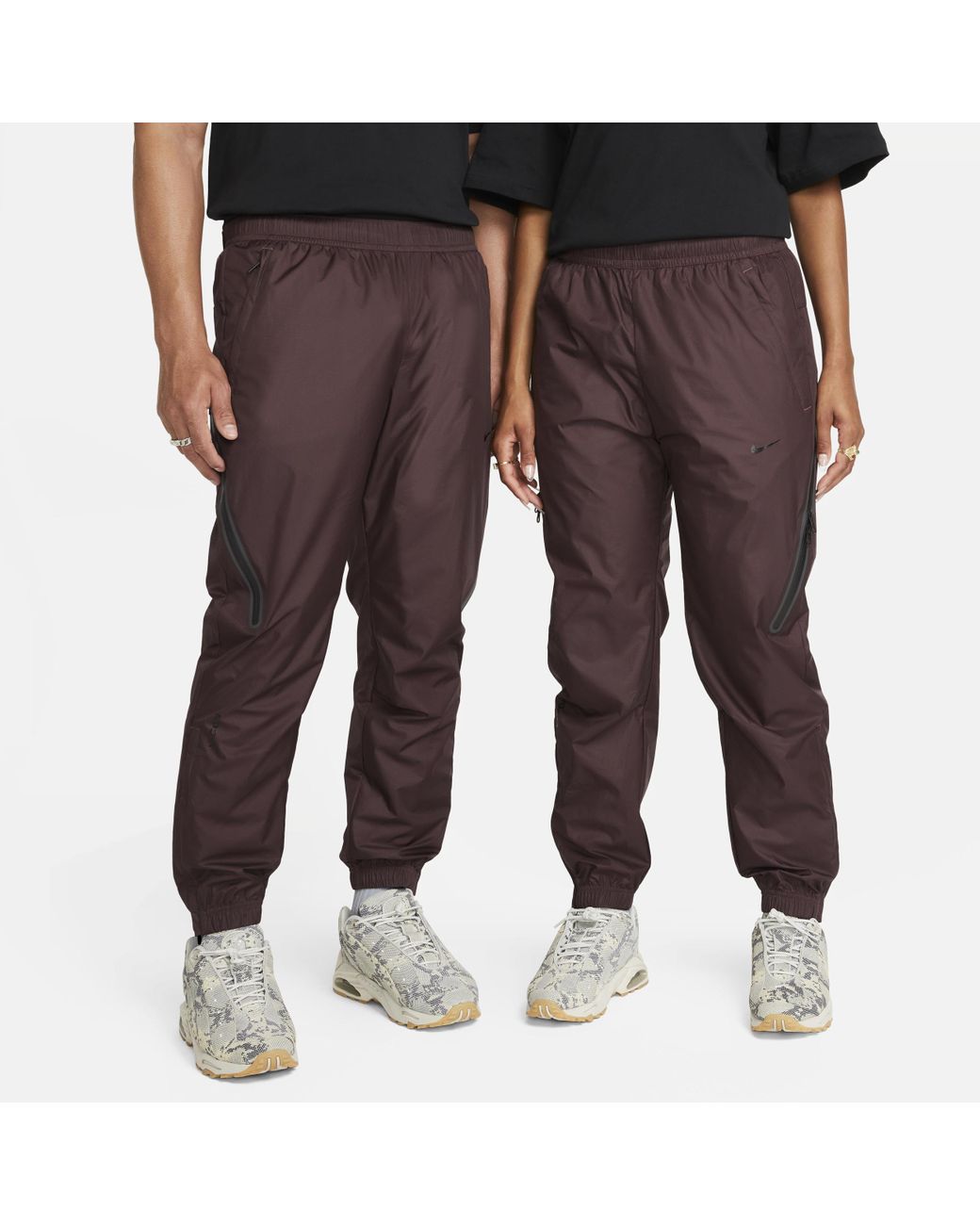 Nike Nocta Track Pants In Red, in Black for Men | Lyst