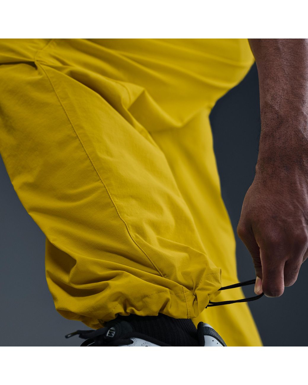 Nike Tech Woven Oversized Pants in Yellow for Men | Lyst