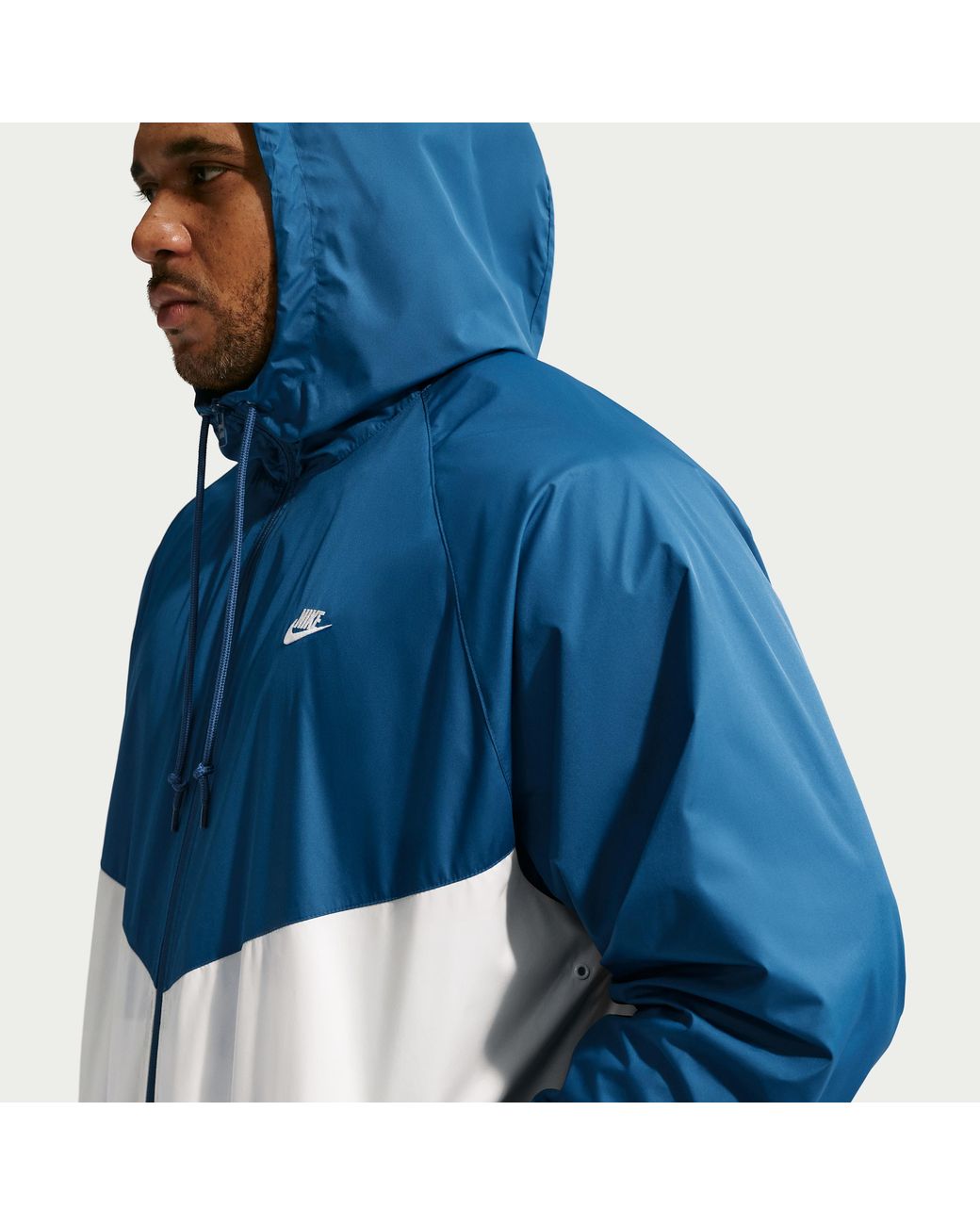 Nike Windrunner Lined Jacket in Blue for Men | Lyst