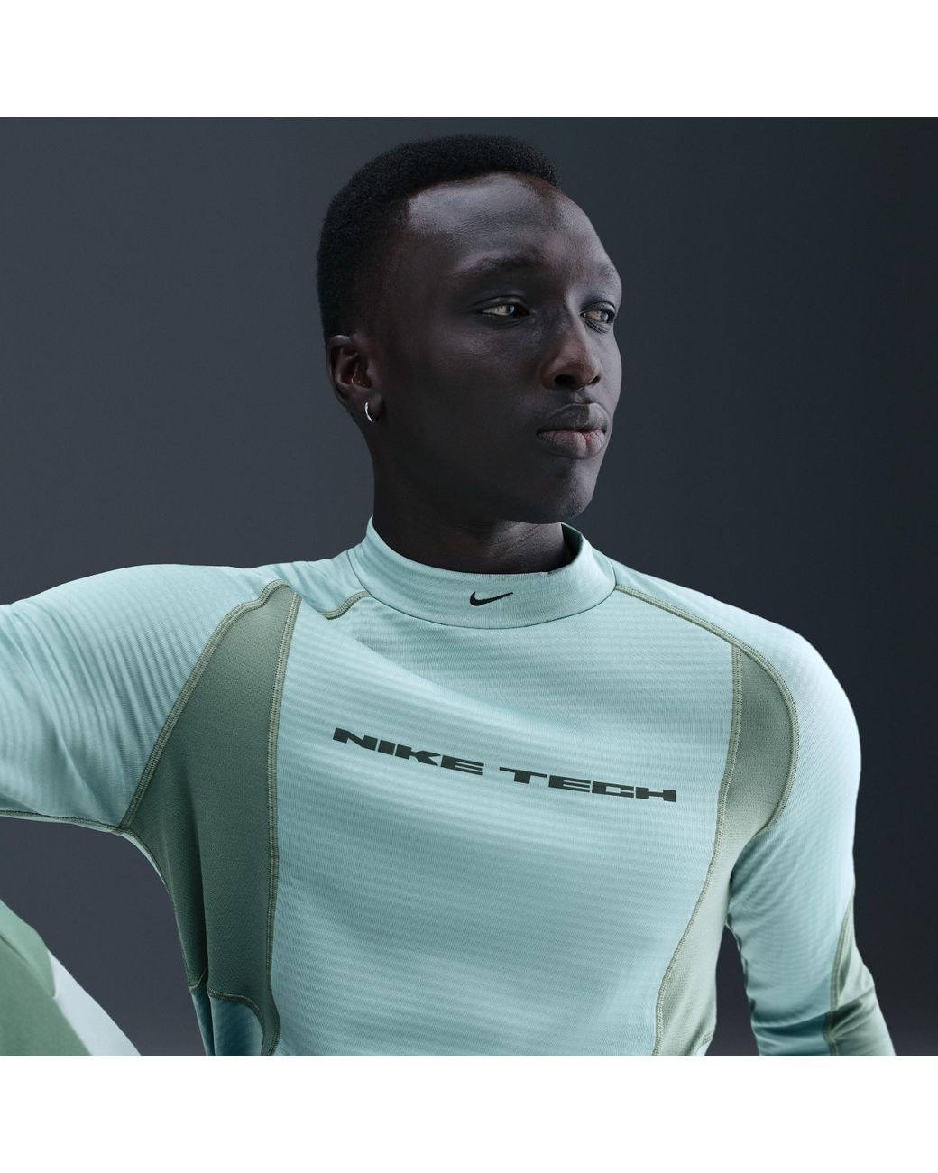 Nike Tech Base Layer Long Sleeve Top in Blue for Men | Lyst