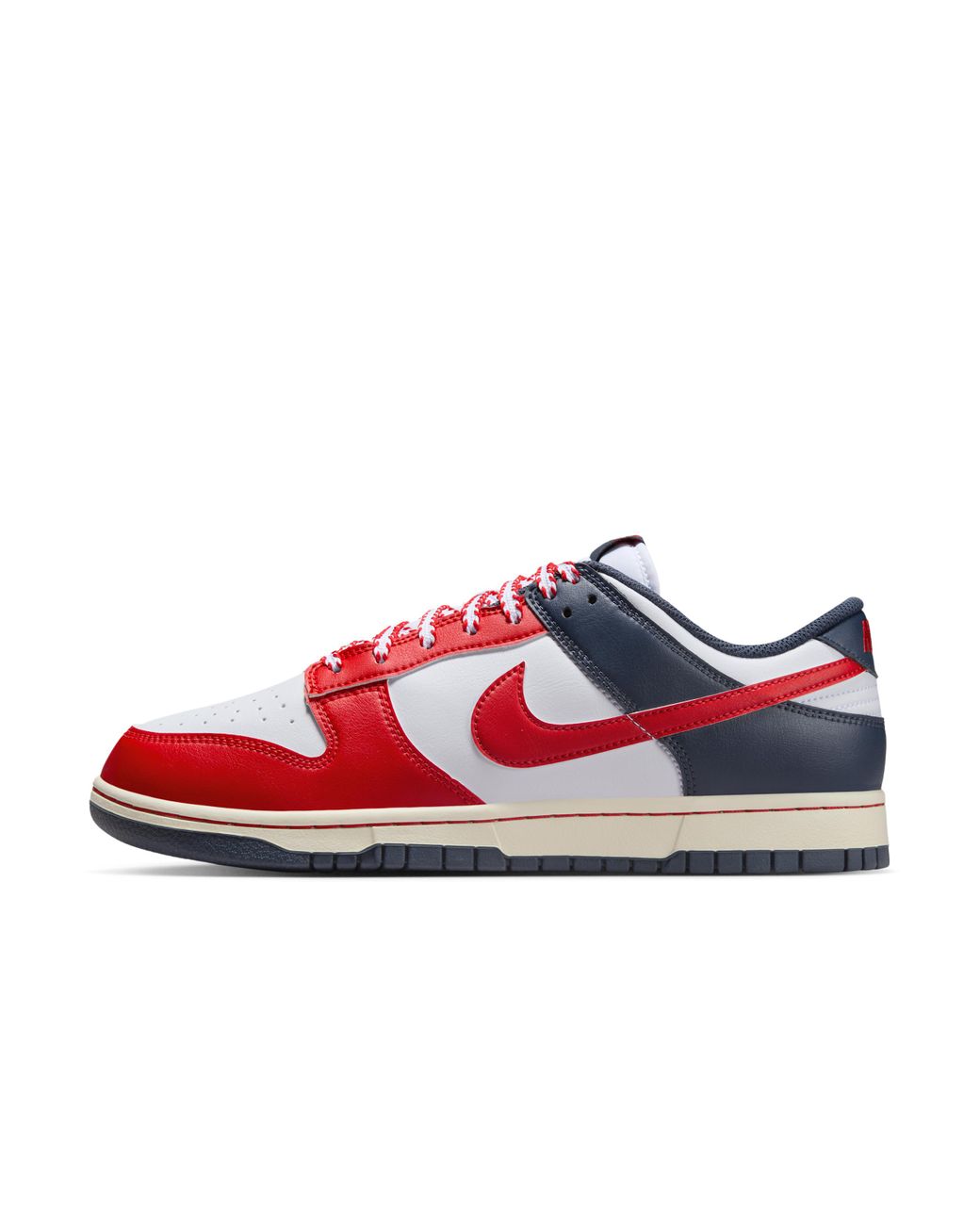 Nike Dunk Low Retro Shoes in Red for Men | Lyst