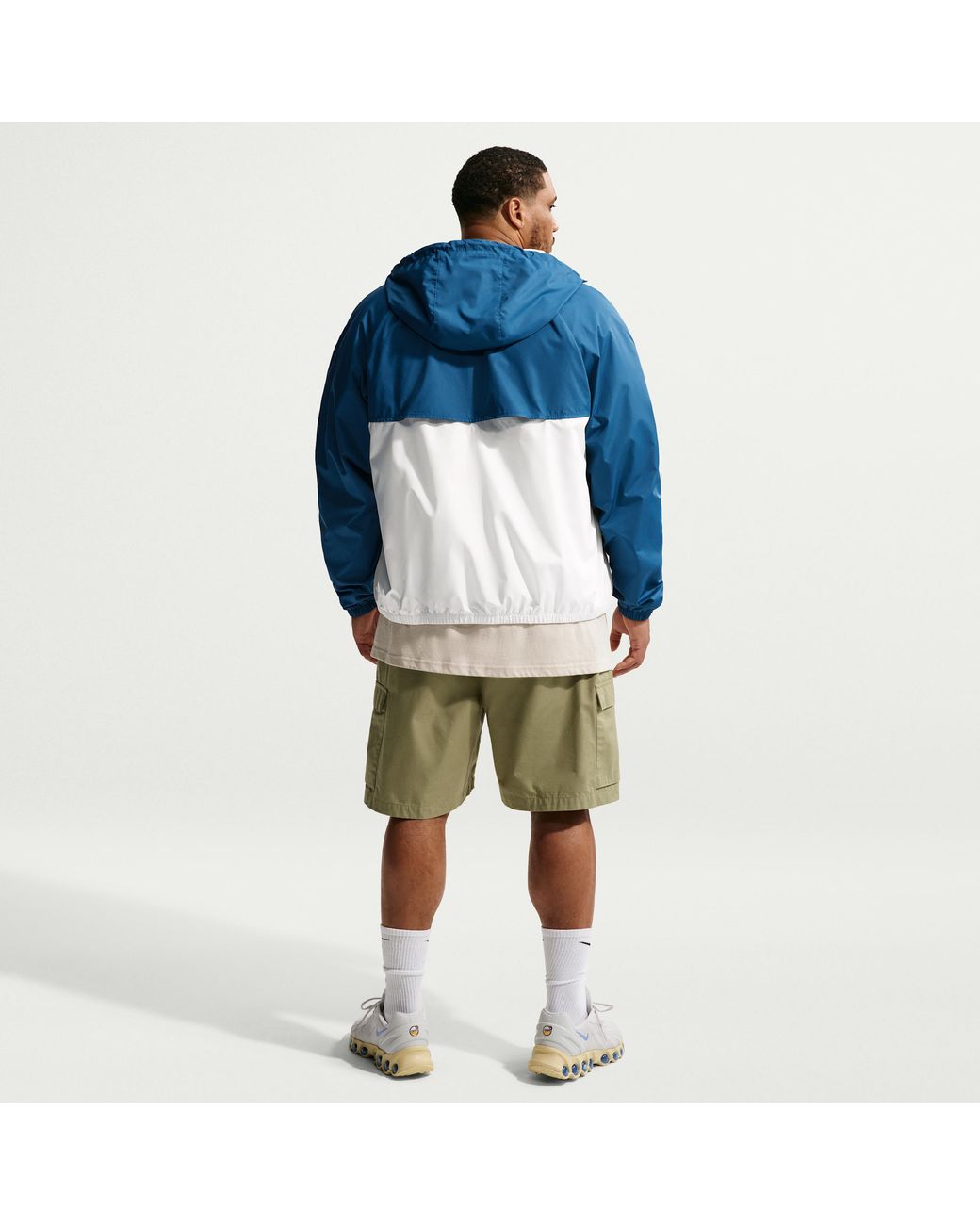 Nike Windrunner Lined Jacket in Blue for Men | Lyst
