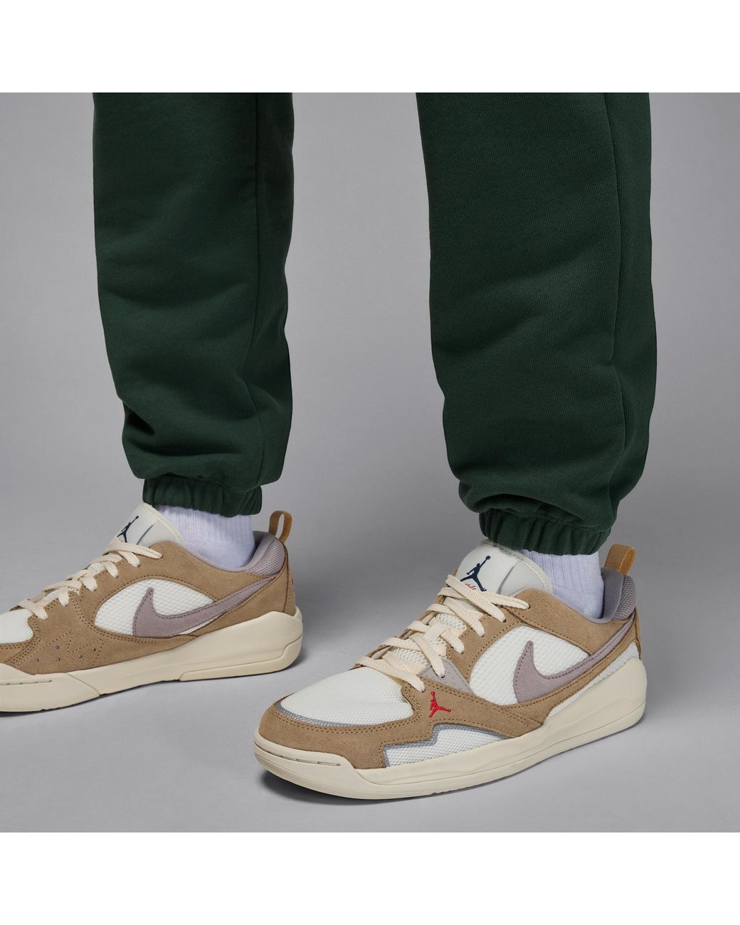 Nike Flight Fleece Pants in Green for Men | Lyst