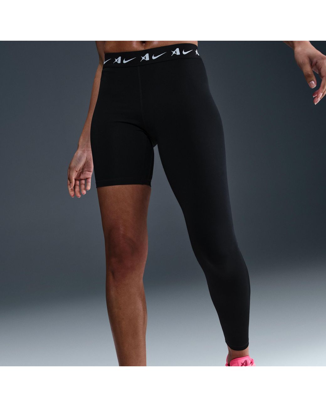 Nike A'Ja Wilson A'Symmetric Mid-Rise Single-Leg Basketball Leggings in ...