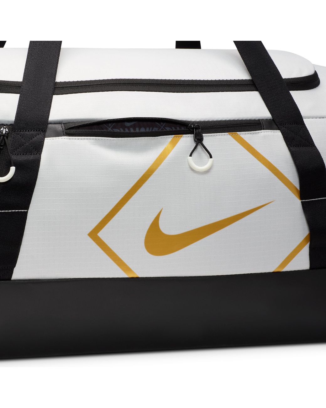 Nike Diamond Duffel Bag (72L) in Black | Lyst