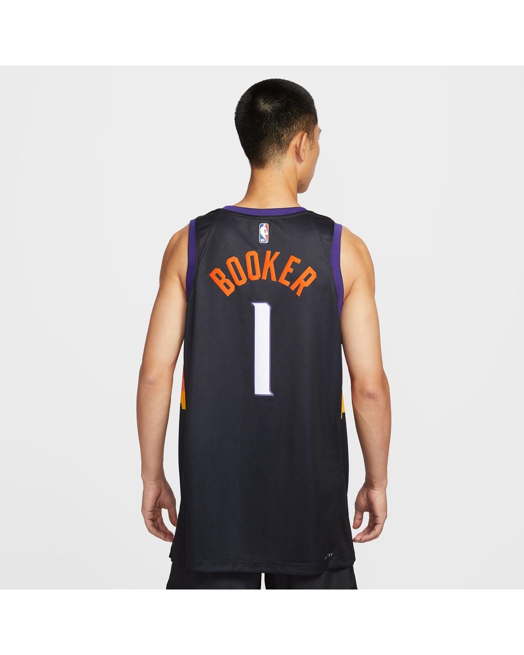 Nike Devin Booker Phoenix Suns City Edition Nba Swingman Jersey in Blue ...