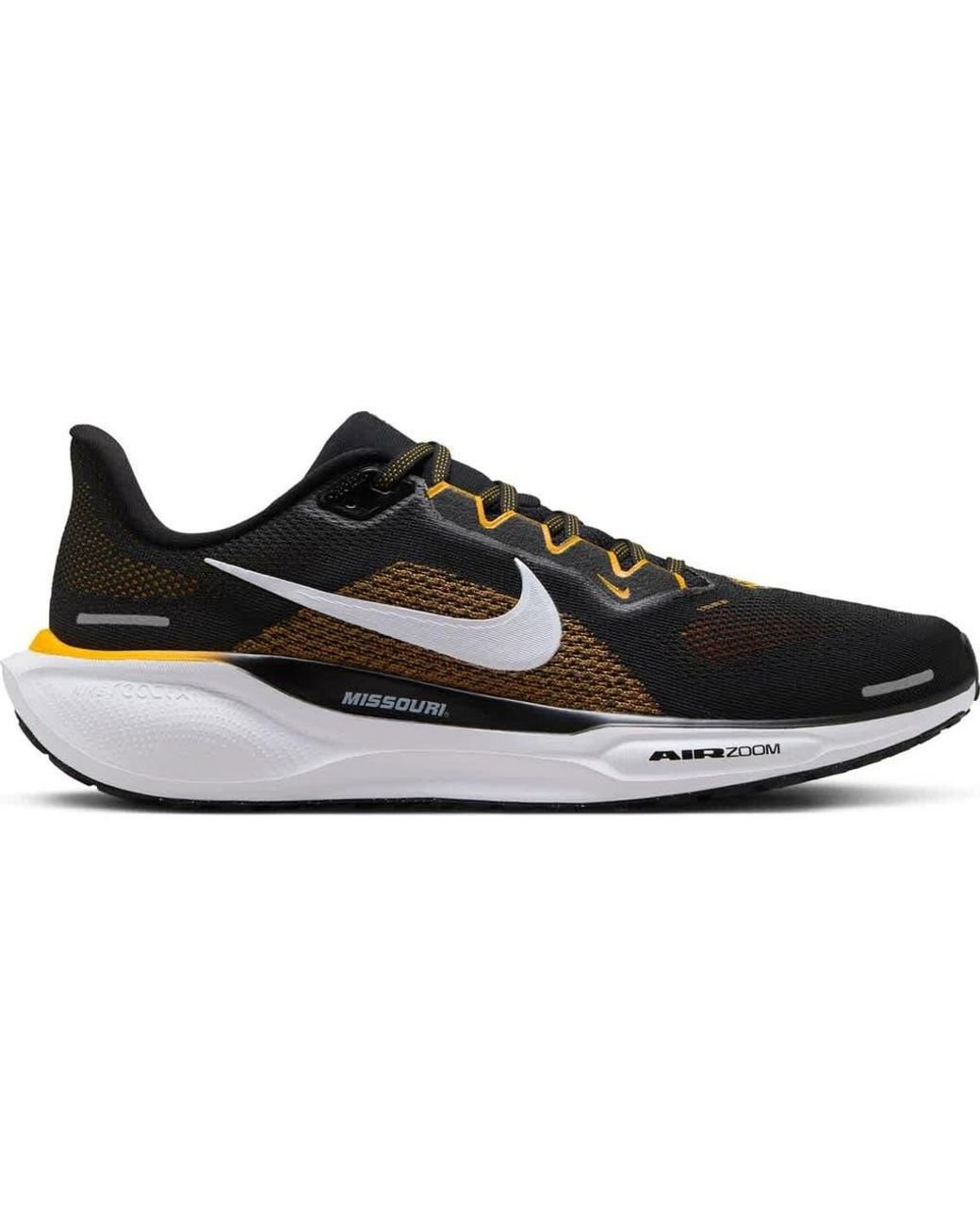Nike Missouri Tigers Zoom Pegasus 41 Running Shoes in Black | Lyst
