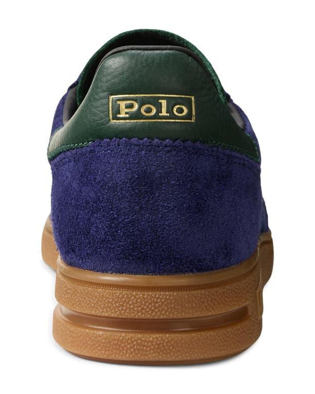 Polo Ralph Lauren Bedford Suede & Velvet Sneaker in Blue for Men | Lyst