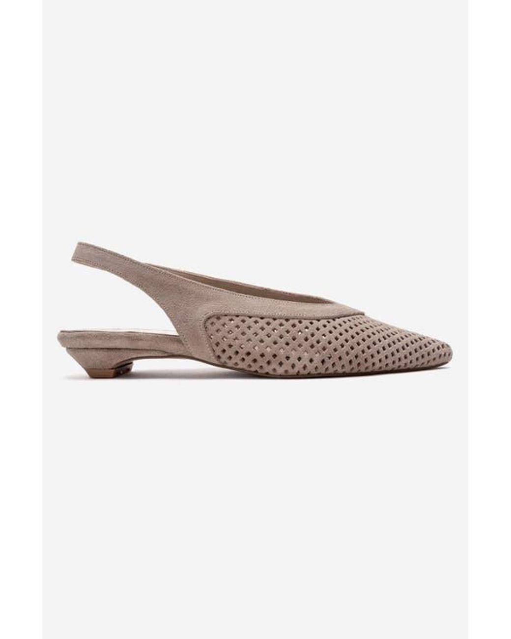 Forever & Always Shoes Lieve Leather Slingback Pump | Lyst