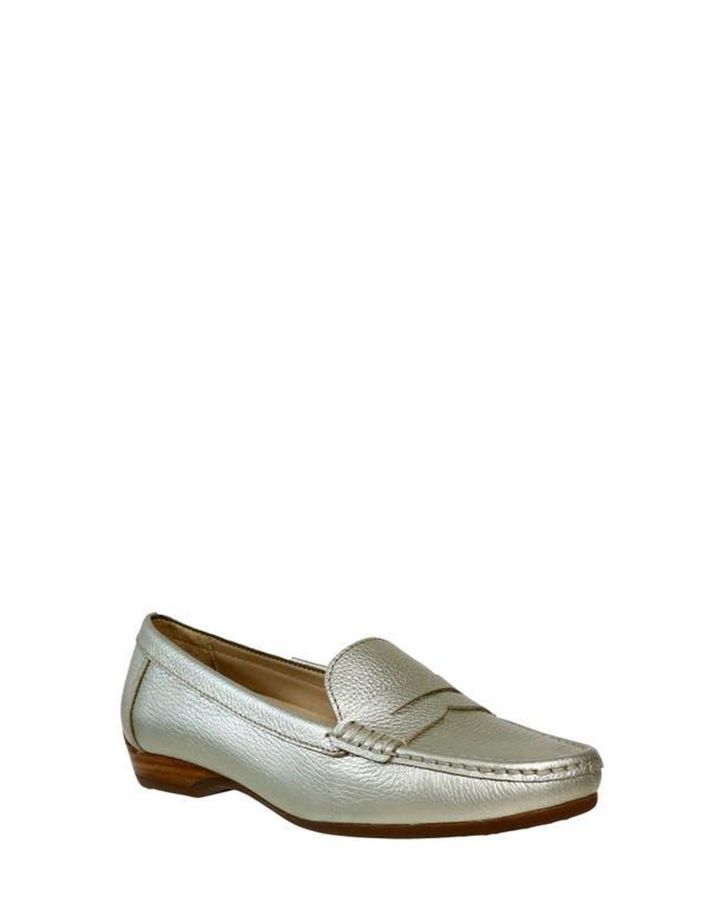 David Tate Freetime Penny Loafer in Gray | Lyst