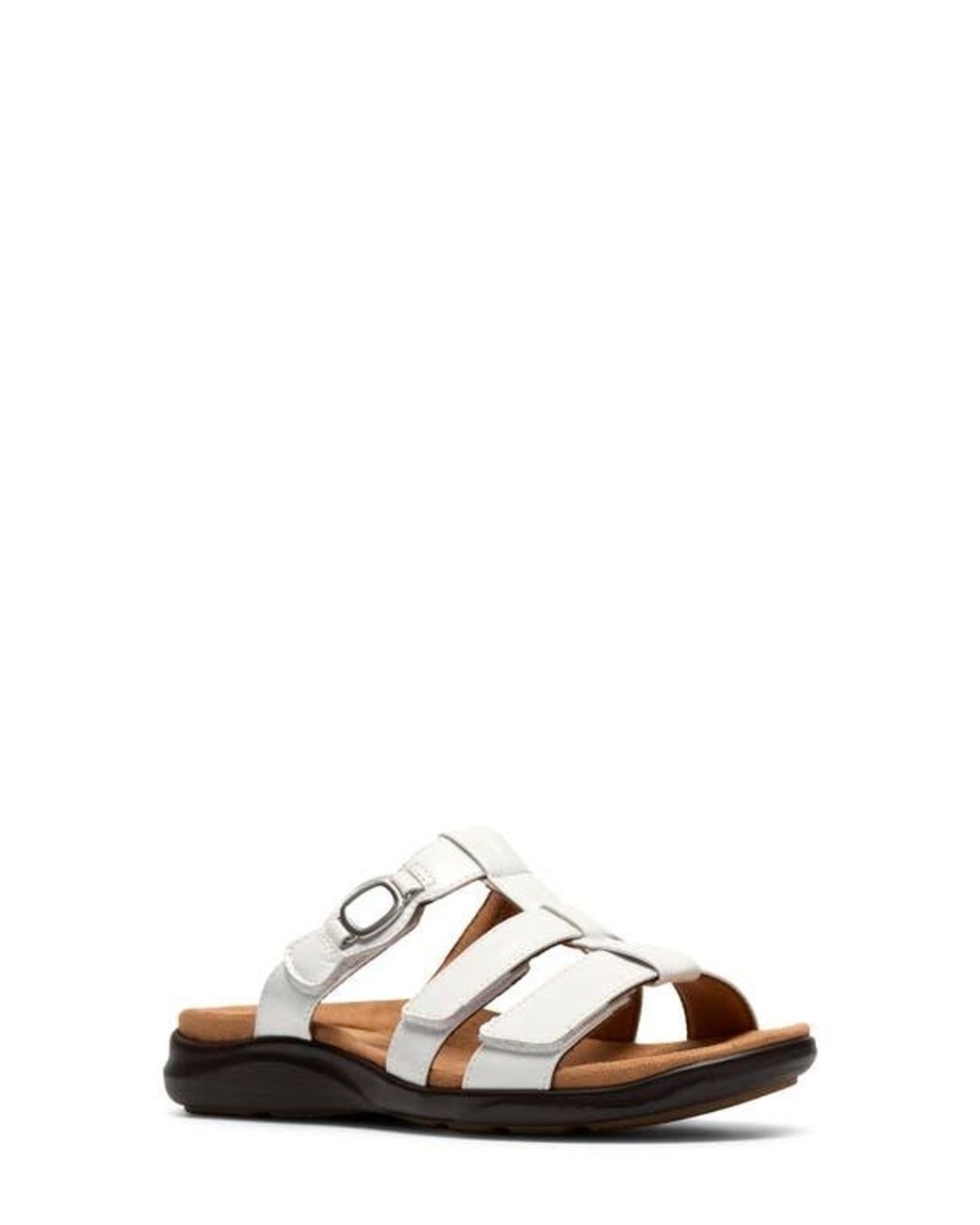 Clarks Kitly Pearl Sandal in White | Lyst