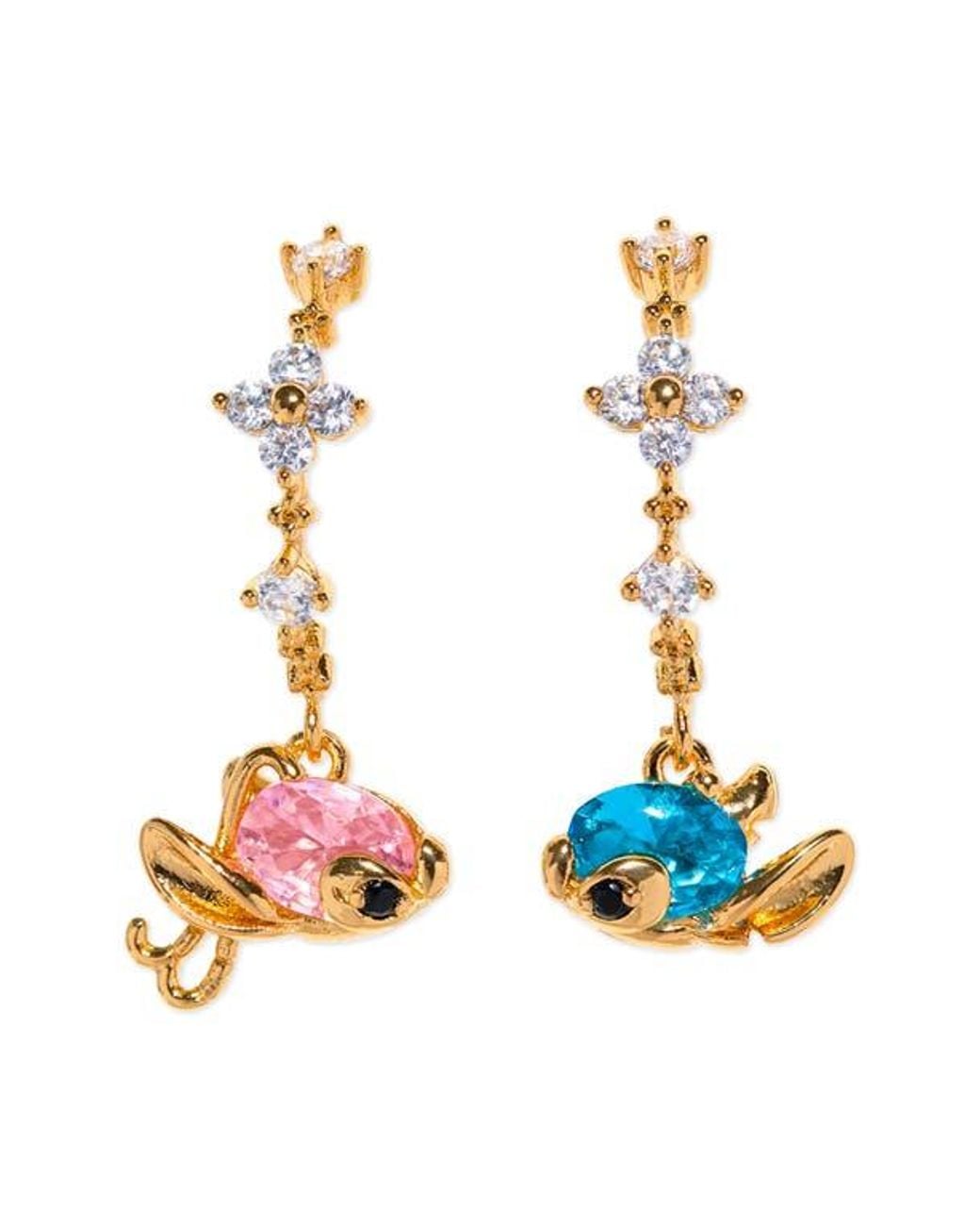 Girls Crew X Disney Love Experiment Hoop Earrings in White | Lyst