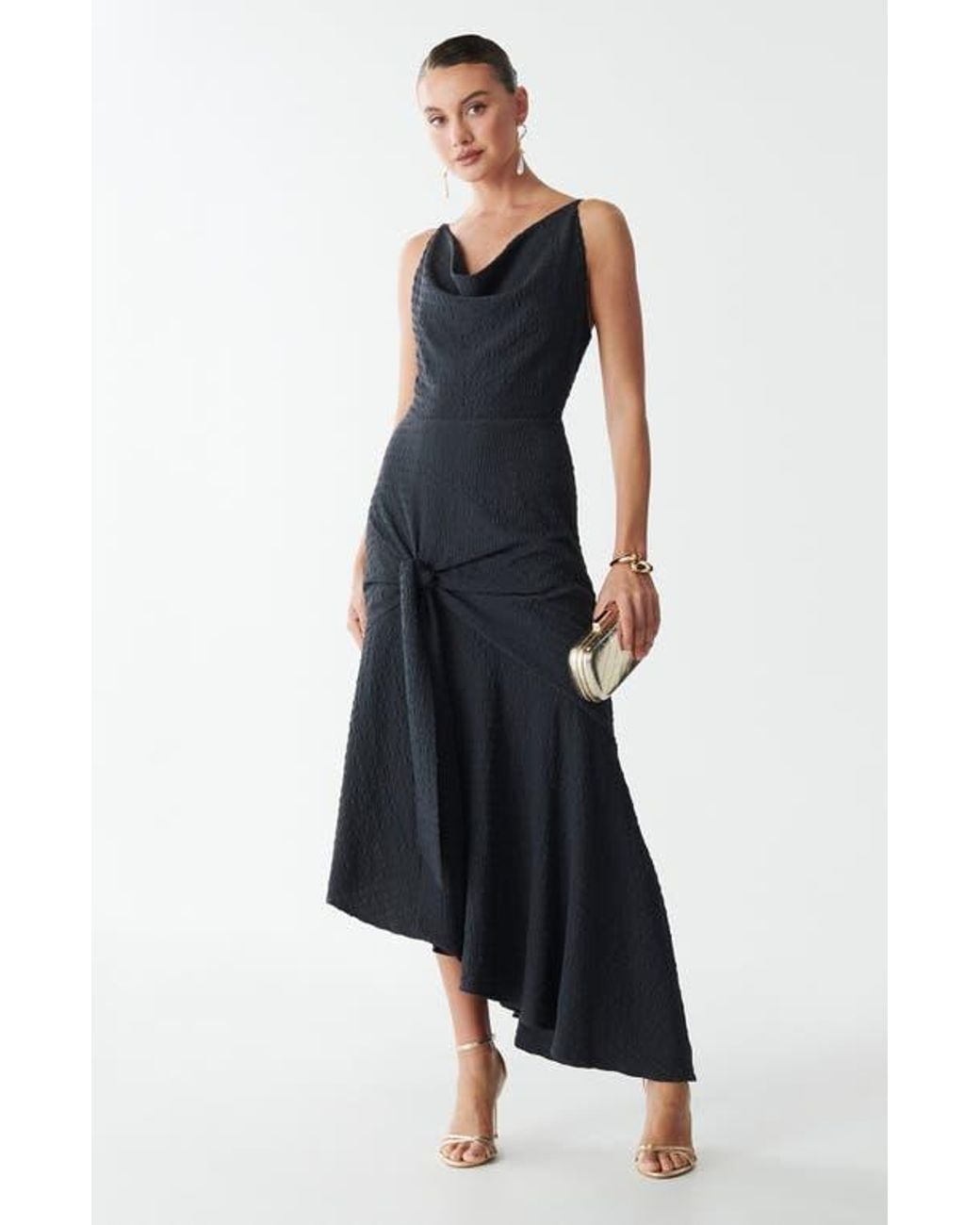 Savel Leo Midi Dress in Blue | Lyst