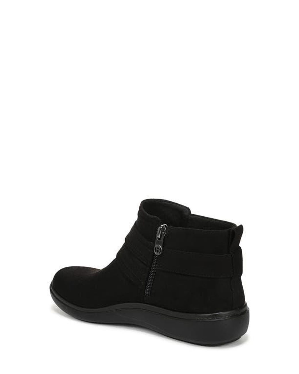 LifeStride Brave Short Boot in Black | Lyst