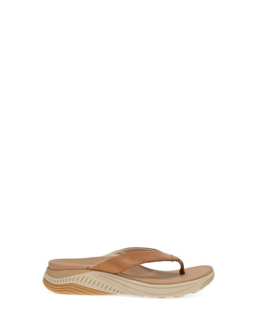 Dansko Rosemary Platform Flip Flop in Brown | Lyst