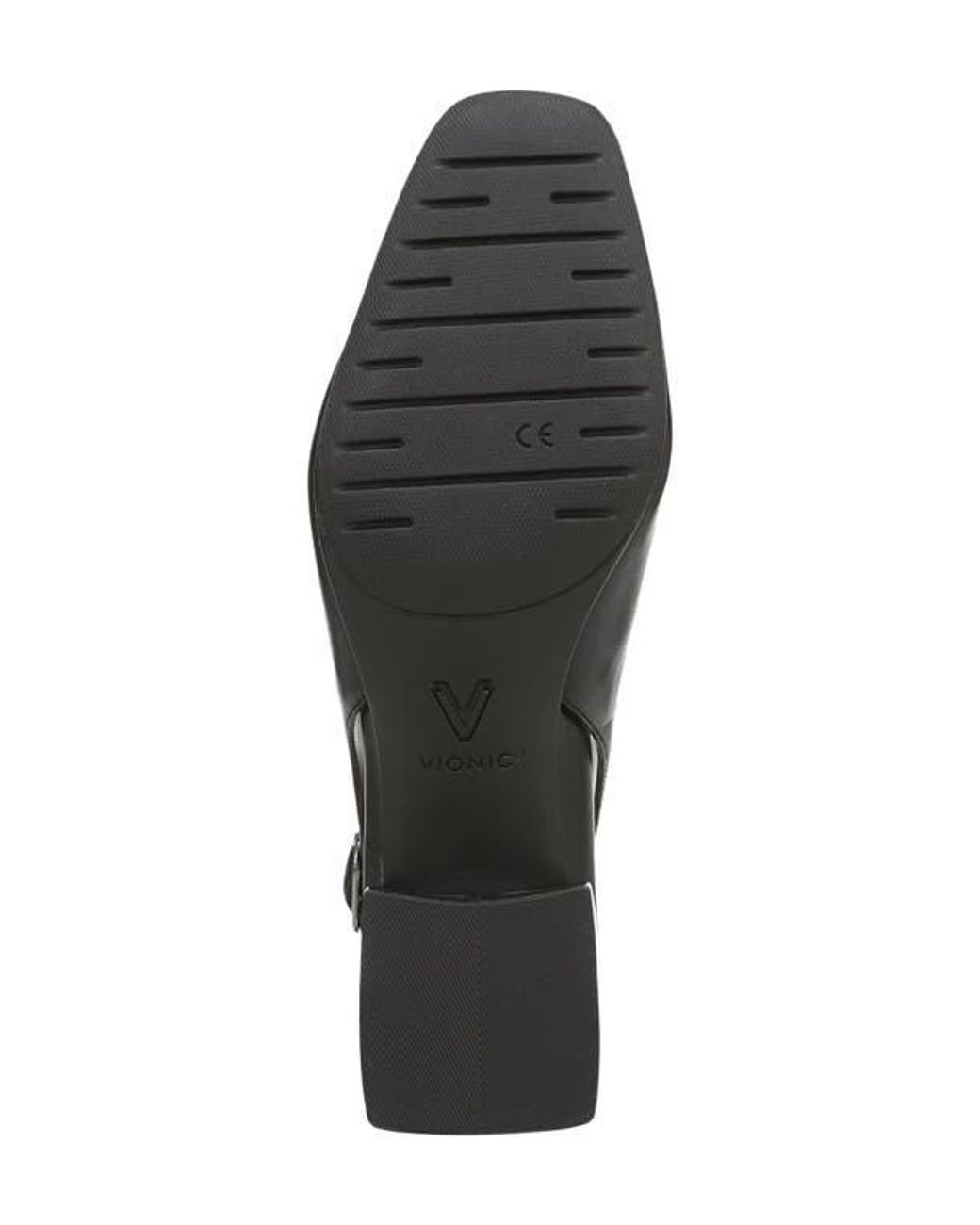 Vionic Reyes Block Heel Slingback Pump in Black | Lyst