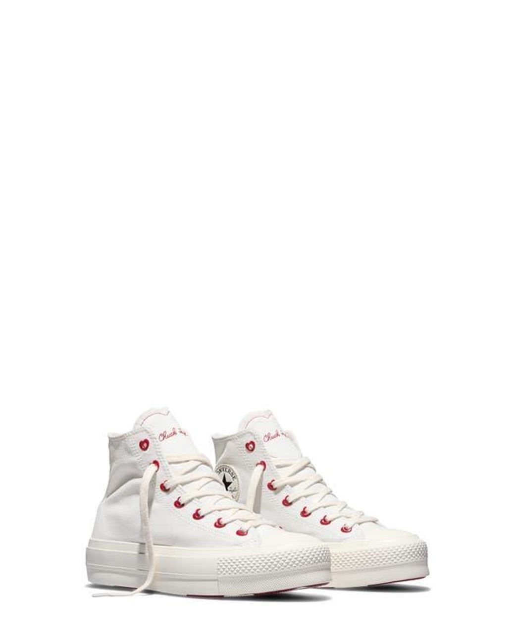 Converse Chuck Taylor All Star Lift Oxford Sneaker in White | Lyst