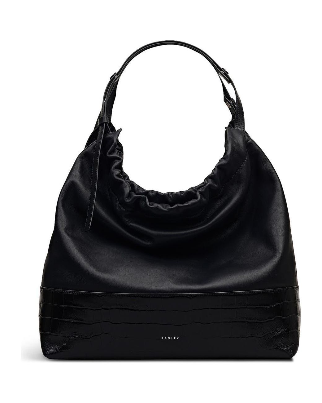 Radley The Portobello Drawstring Shoulder Bag in Black | Lyst