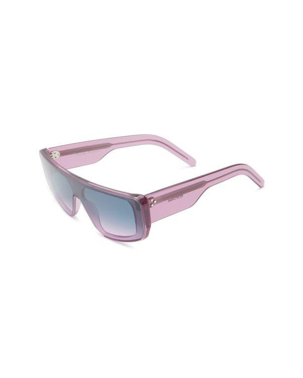 Rick Owens Performa Shield Sunglasses in Purple | Lyst