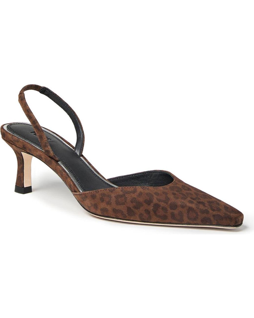 PAIGE Wren Slingback Pump in Brown | Lyst