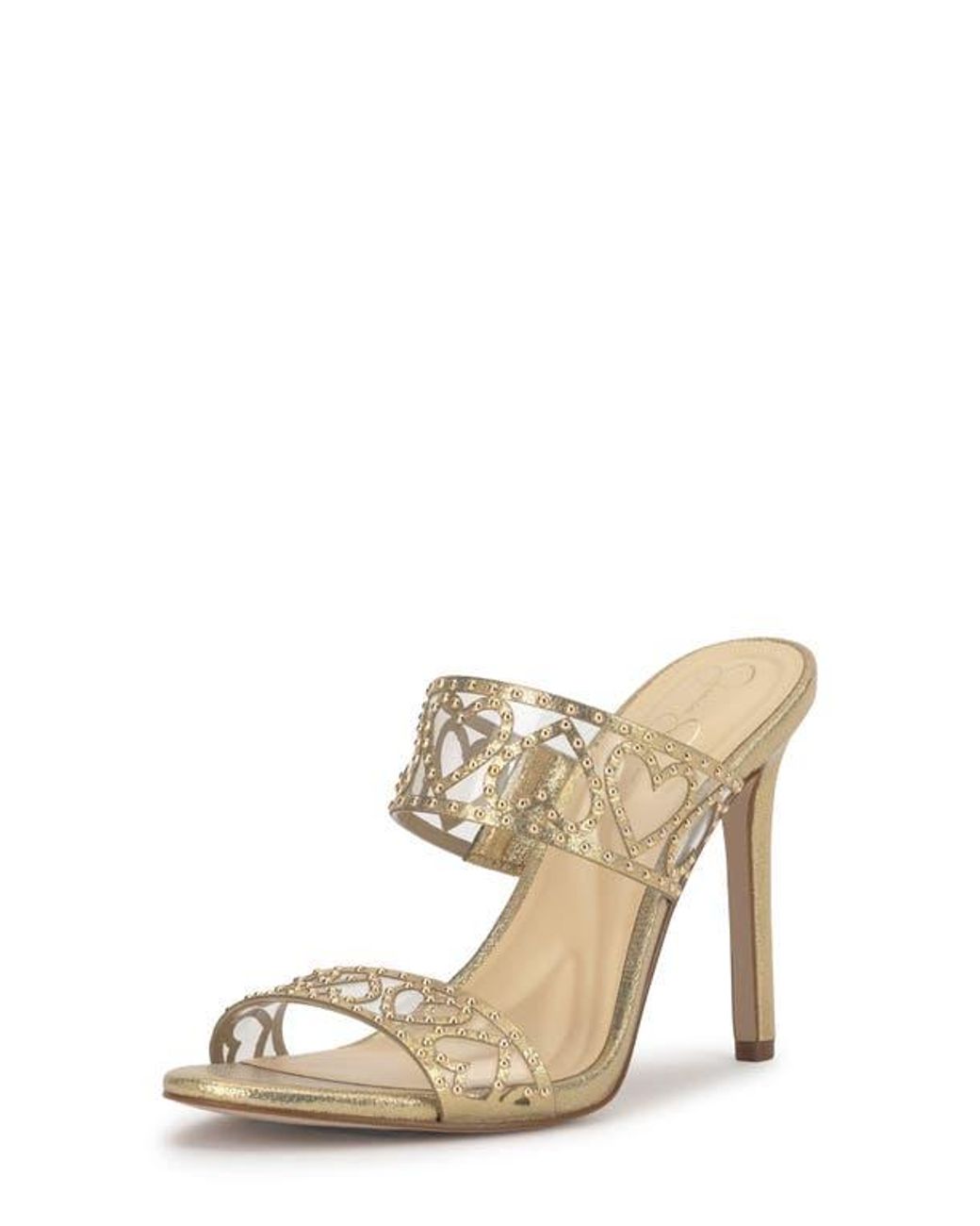 Jessica Simpson Jovara Slide Sandal in White | Lyst