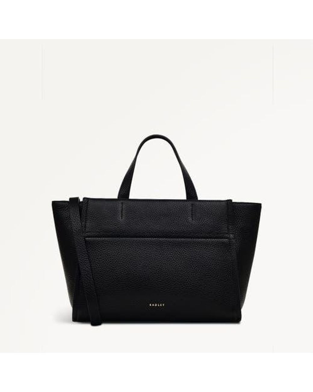 Radley Oak Street Ziptop Satchel Bag in Black | Lyst