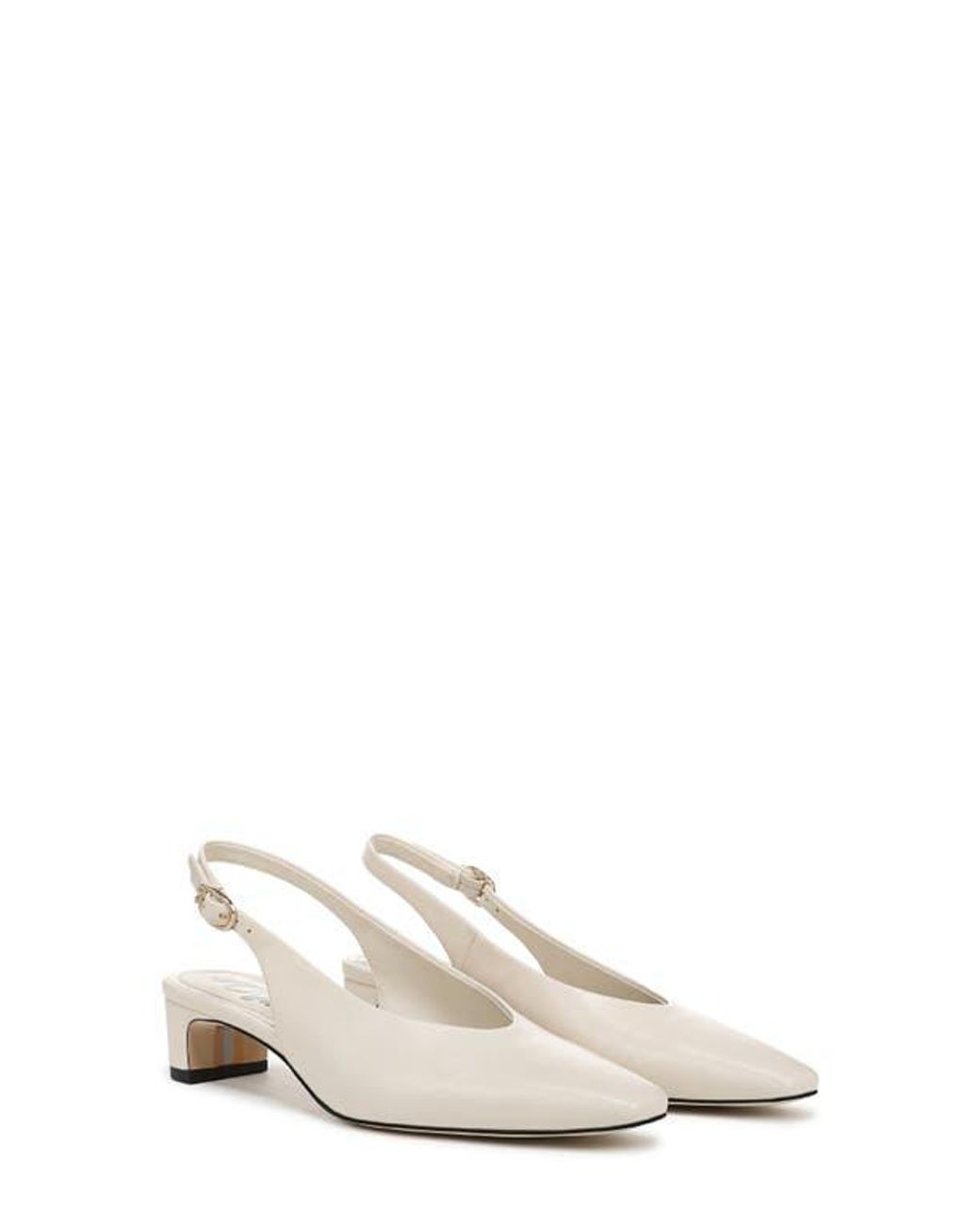 Sam Edelman Ronnie Slingback Pump in White | Lyst
