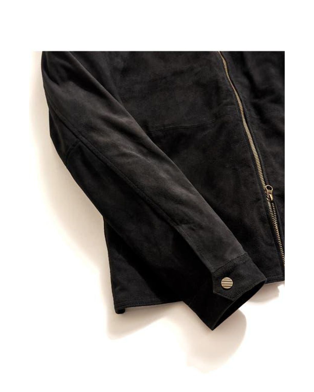 Billy Reid Barracuda Suede Jacket in Black for Men | Lyst
