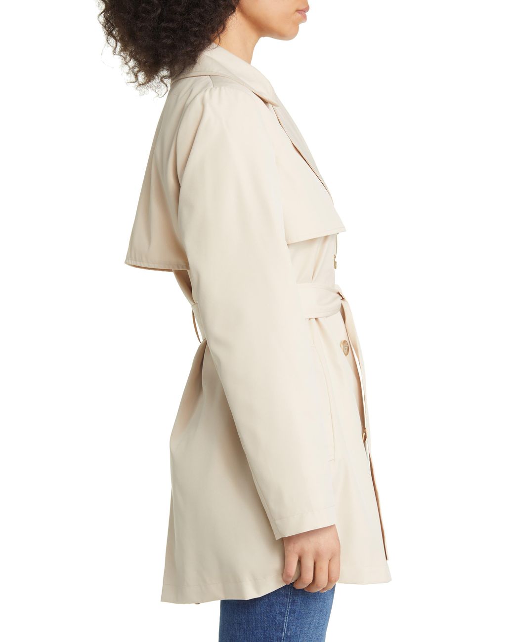 【驚きの値段で】 Ameri ROLL-UP SLEEVE PLEATS TRENCH COAT patsacres.com