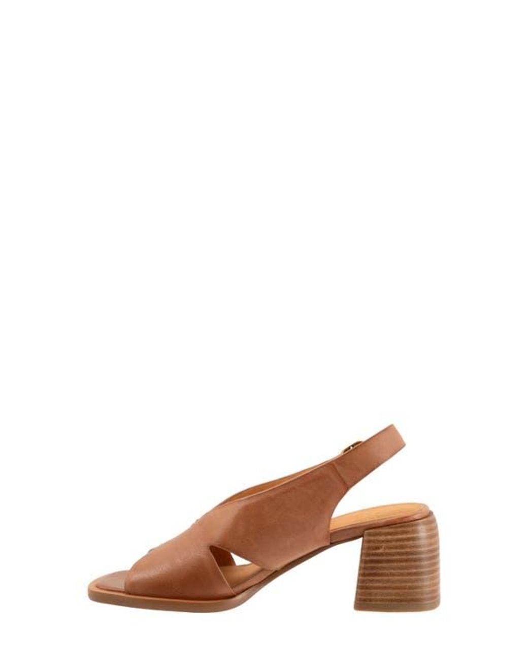 EOS FOOTWEAR Isadora Slingback Sandal in Brown | Lyst