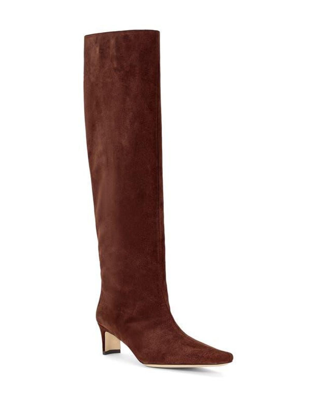 STAUD Wally Knee High Boot in Brown | Lyst