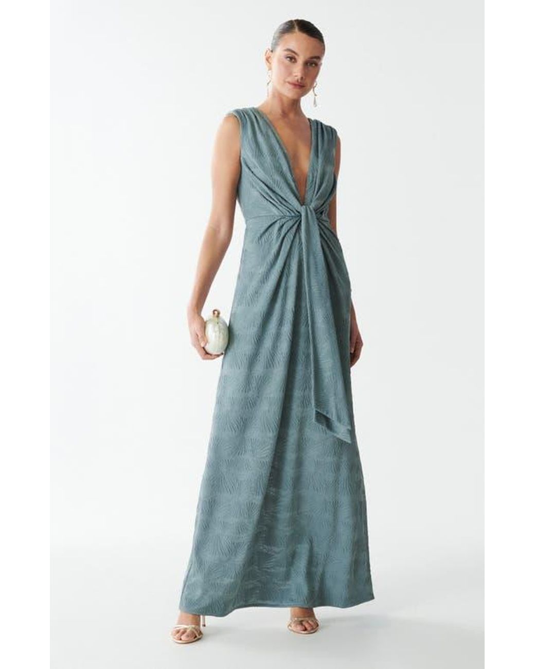 Savel Gisella Maxi Dress in Blue | Lyst