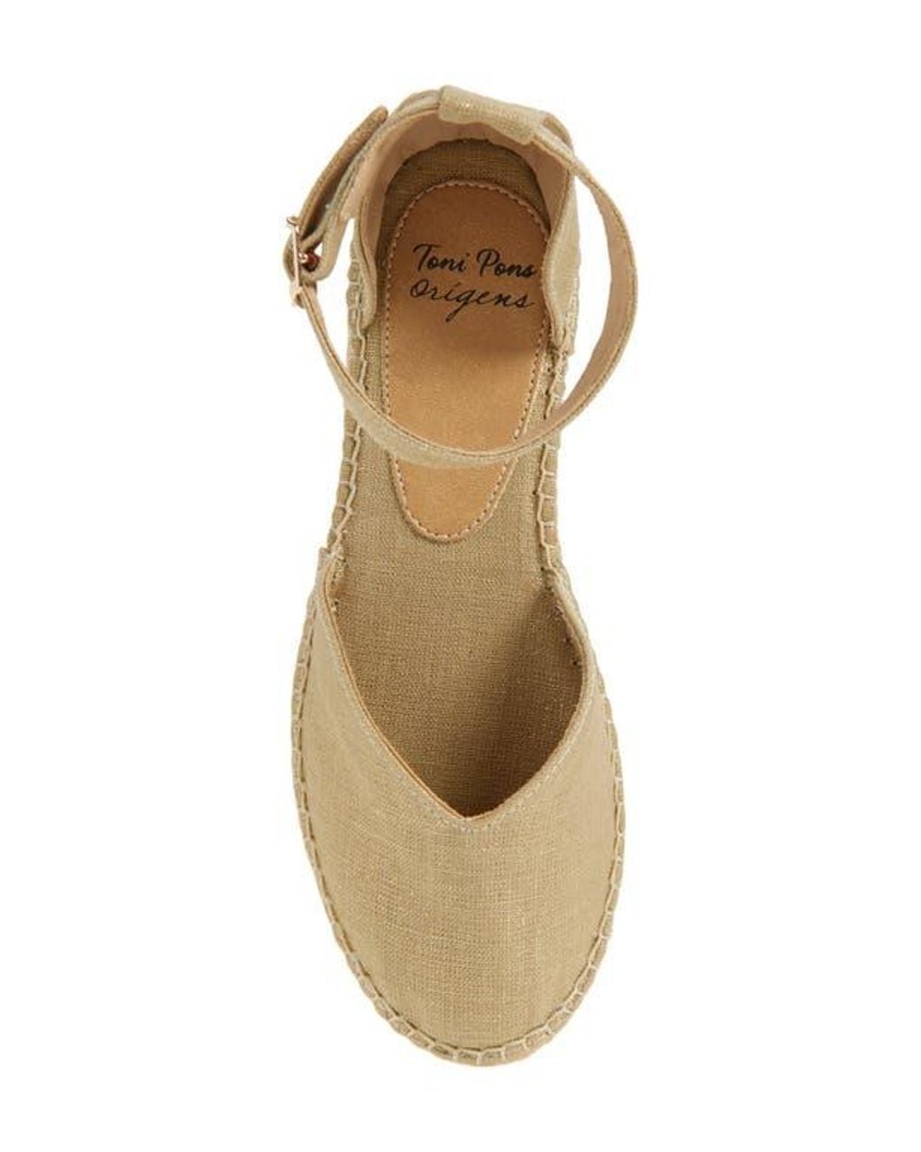 Toni Pons Flora Espadrille Flat in Metallic | Lyst
