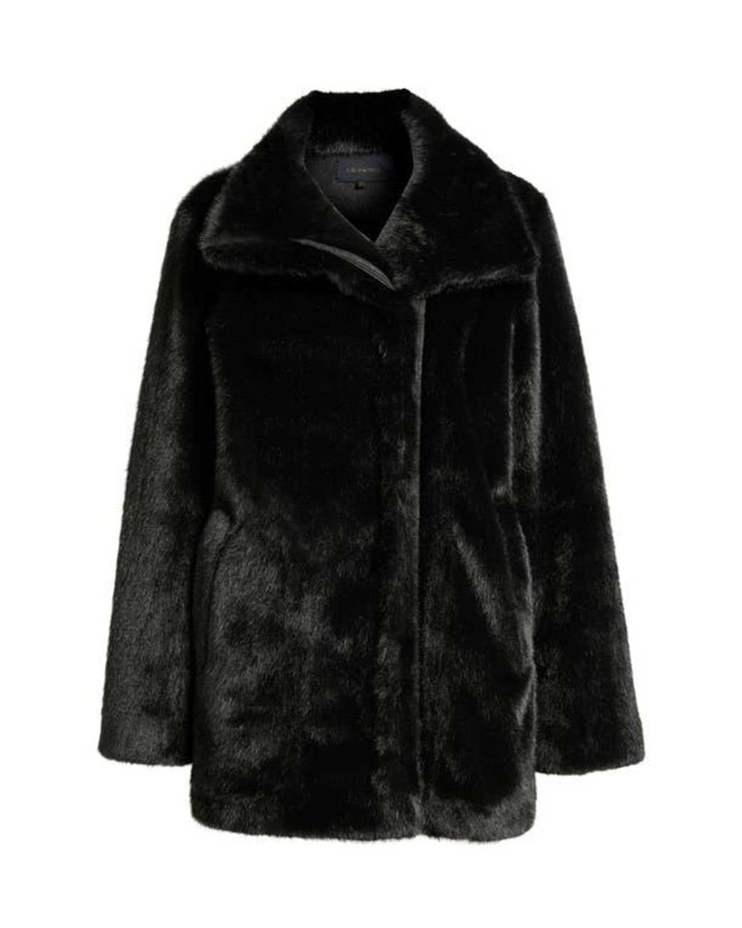 Kobi Halperin Jenny Faux Fur Coat in Black | Lyst