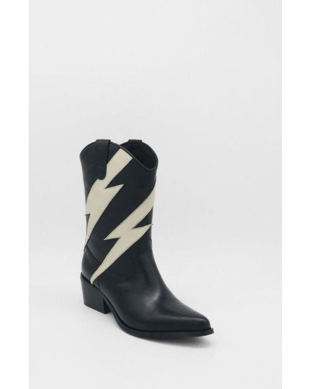 Stivali New York Idol Western Cowboy Boots in Black | Lyst