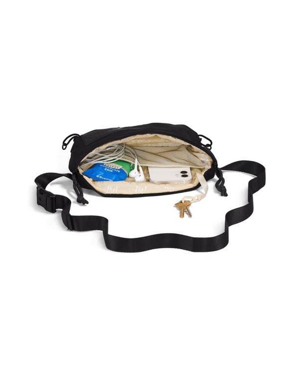 The North Face Never Stop Lumbar Belt Bag in Black | Lyst
