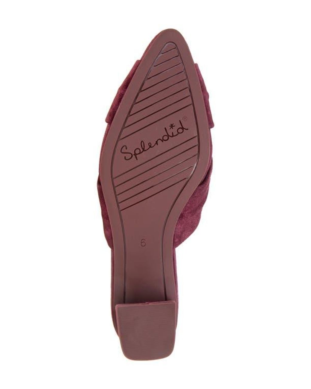 Splendid Lanis Block Heel Mule in Purple | Lyst