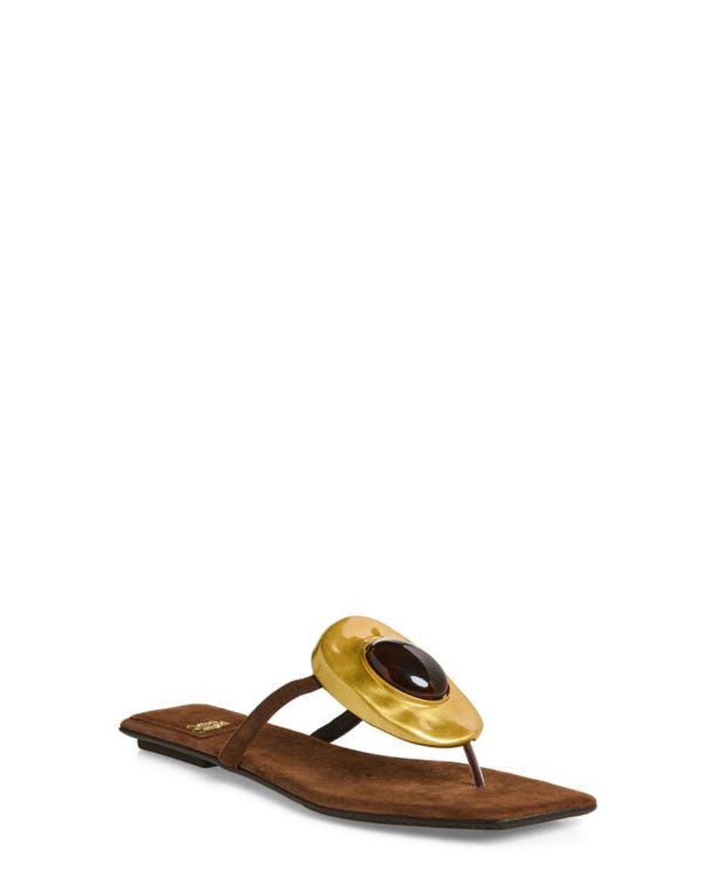 Jeffrey Campbell Bazaar Flip Flop in Metallic | Lyst