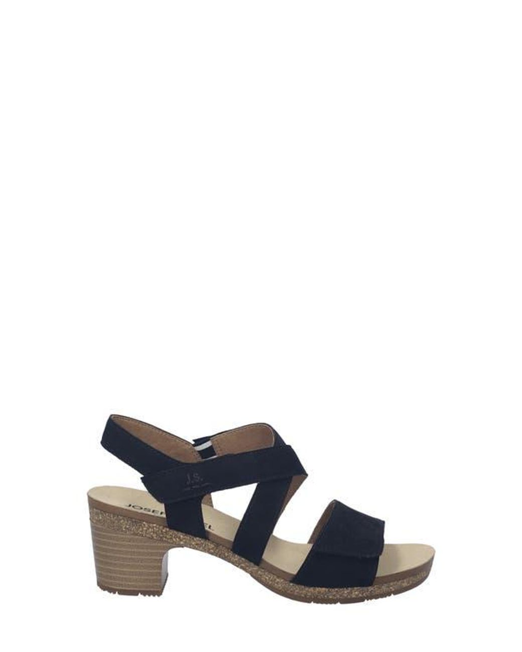 Josef Seibel Grace Ankle Strap Block Heel Sandal in Blue | Lyst