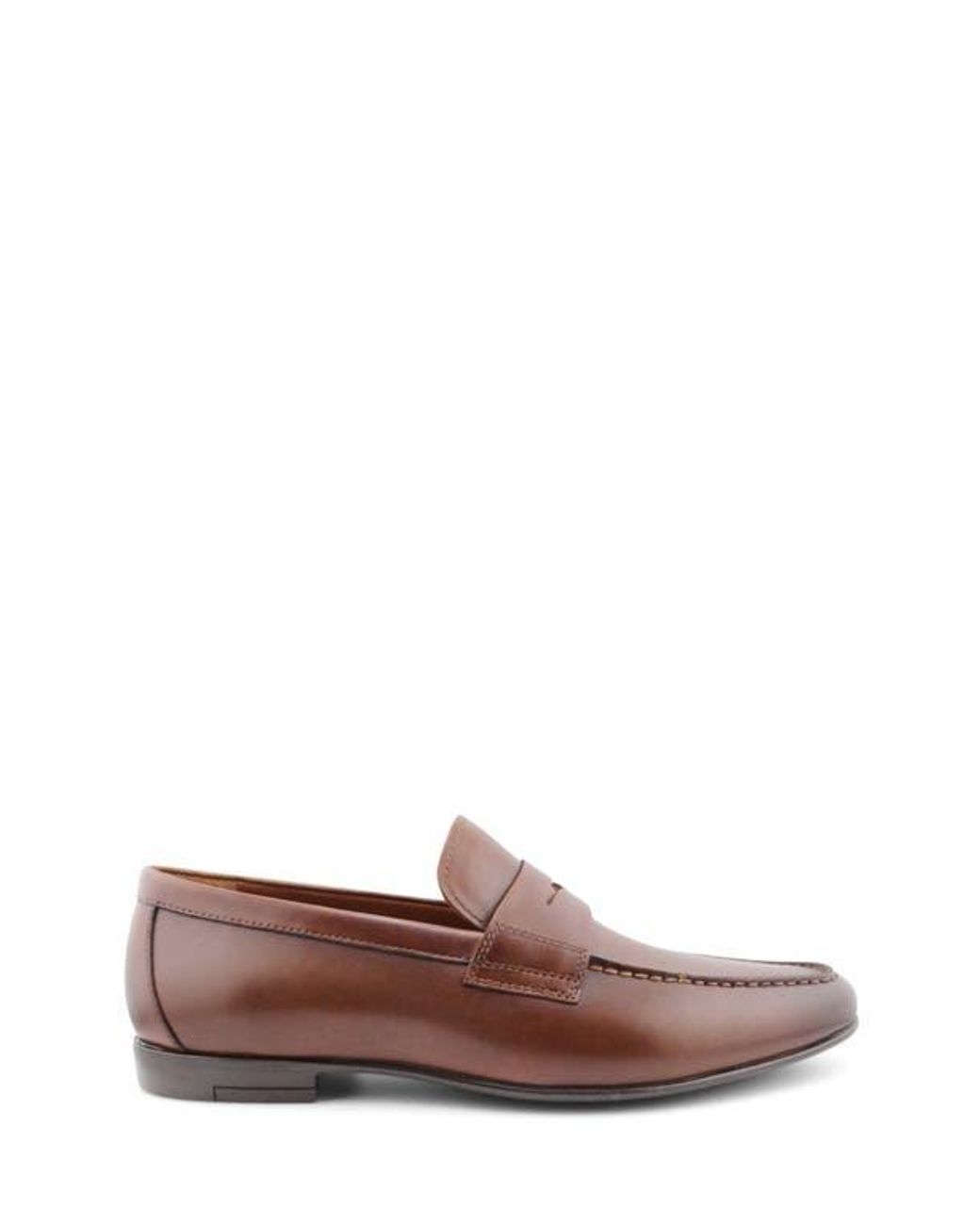 Gordon Rush Morgan Moc Toe Penny Loafer in Brown for Men | Lyst